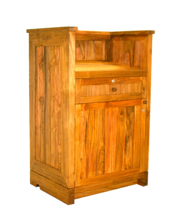 #FB-5211-1 Teak Host Stand – Fong Brothers Co.